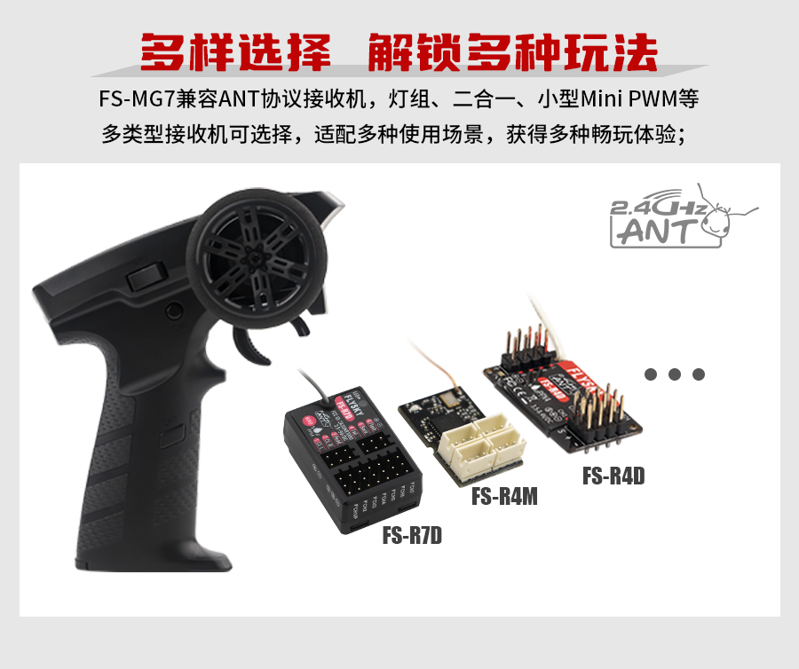 FLYSKY FS-MG7 ANT Radio System – RCFans